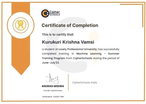 Krishna Vamsi Kurukuri On Linkedin Hello Connections Im Excited To Share That Ive Completed