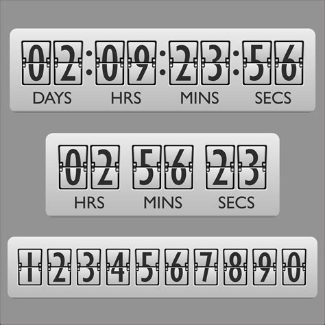 Countdown Clock Timer 453493 Vector Art At Vecteezy