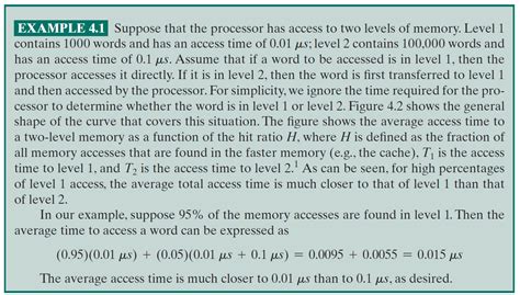 Suppose That The Processor Has Access To Two Levels