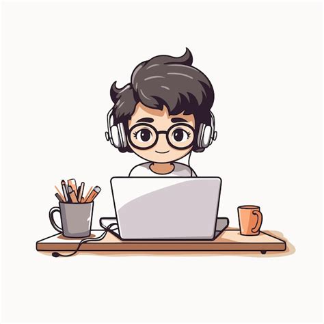 Nerd Computador Desenho Imagens Download Grátis no Freepik