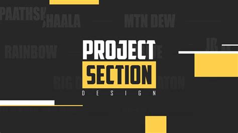 Project Section Design Css Tutorial Youtube