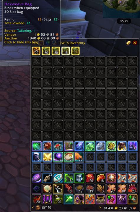 Is There A Way To Do A Reverse Slot Sort In Wow · Issue 688