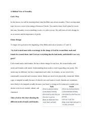 Understanding God S Design For Sexuality Purity Integrity And Course Hero