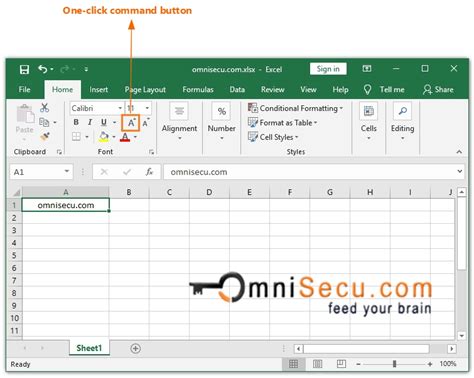 Excel Command Button Example