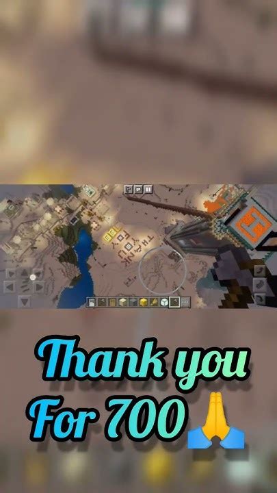 Thank You Very Much For 700 Subscriber🙏🙏 ️in Minecraft 🔥🎮minecraft