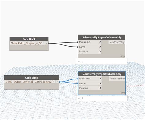 import custom subassembly civil 3d dynamo