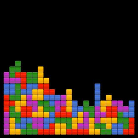Dark Flat Tetris Background — Stock Vector © Ggebl 56794325