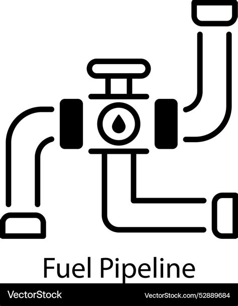 Fuel Pipeline Royalty Free Vector Image Vectorstock