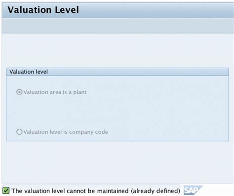 How To Define Valuation Level In Sap