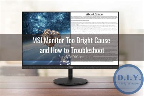 MSI Monitor Screen Issues Ready To DIY