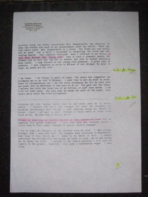 Maybrick Diary Typescript 1992 Ks Ver Casebook Jack The Ripper Forums