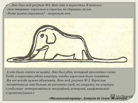 Презентация на тему «Маленький принц Антуан де Сент Экзюпери А это была совсем не шляпа