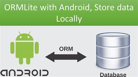 Ormlite With Android Store Data Locally By Udara Abeythilake My