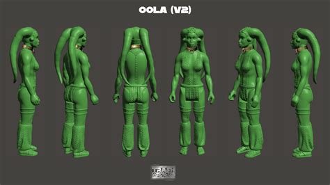 Oola V2 Jabbas Twilek Slave Dancer 3d Printed Etsy