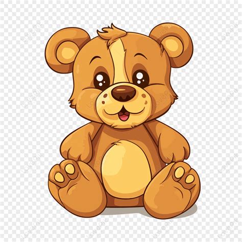 Teddybear 클립 아트 흰색 배경 문자 벡터 일러스트 레이 션에 귀여운 만화 곰 머리 테디 베어 PNG 일러스트 무료