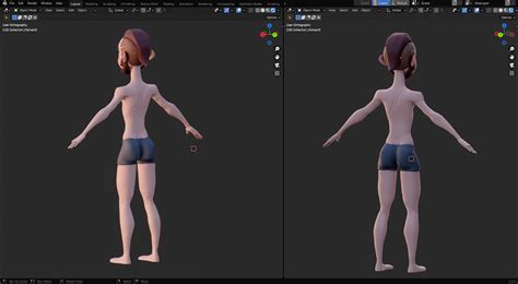 Character Basemesh Dika Style 3 High Poly Superhive Formerly Blender Market