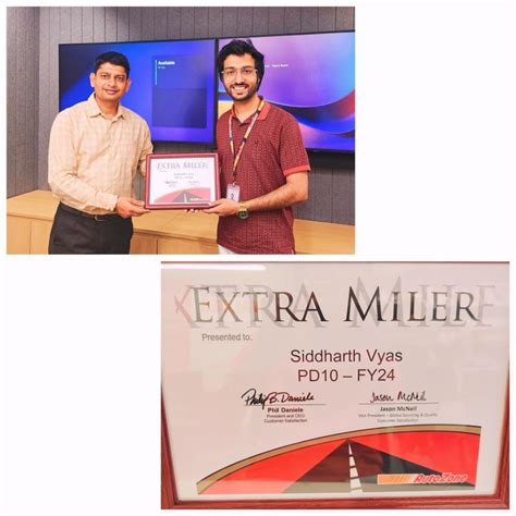 Siddharth Vyas On Linkedin Extramiler Autozone Teamwork Gratitude