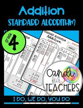 Standard Algorithm Addition By Candi For Teachers TPT