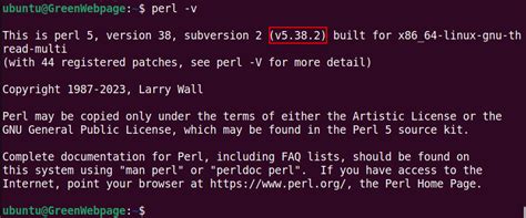 How To Install Perl On Ubuntu 2404 Greenwebpage Community