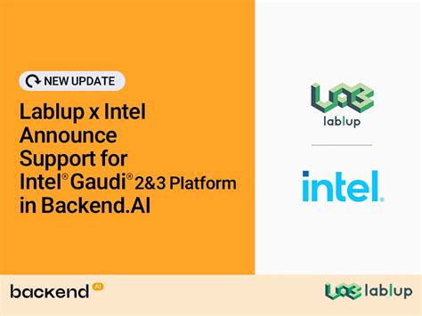 Lablup Intel Announce Support For Intel® Gaudi® 2 And 3 Platforms In Backendai