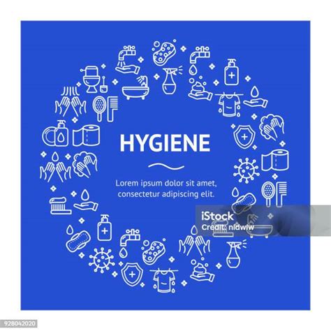 디자인 서식 파일 선 아이콘 개념 라운드 위생입니다 벡터 개념에 대한 스톡 벡터 아트 및 기타 이미지 개념 개성 개념 건강관리와 의술 Istock