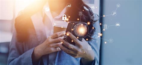 Businessmen Fingerprint Scanning And Biometric Authentication Processing Of Biometric For