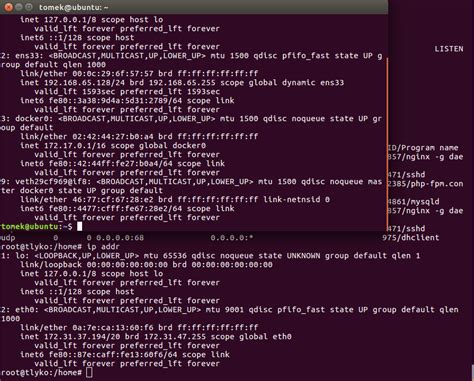 Linux Ip Addr In SSH Session Private And Public Address Stack
