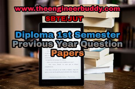 Diploma 1st Semester Previous Year Question Papers ~ The Engineer Buddy