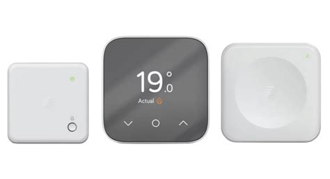 Hive Mini Wireless Heating Smart Thermostat White Grey Screwfix