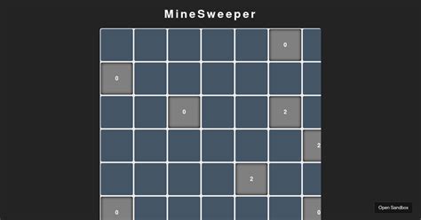 Minesweeper Codesandbox