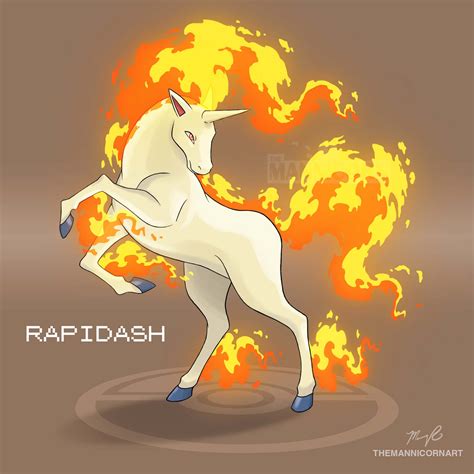 Download Flaming Rapidash Artwork Wallpaper