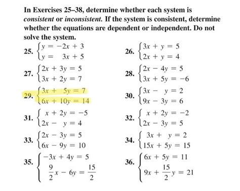 Solved In Exercises Determine Whether Each System Is Chegg