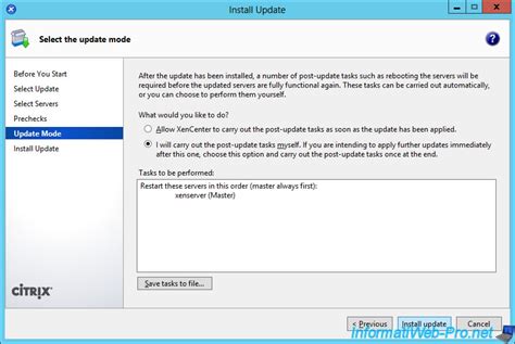 Updating A Citrix XenServer Server Using Citrix XenCenter Citrix Tutorials