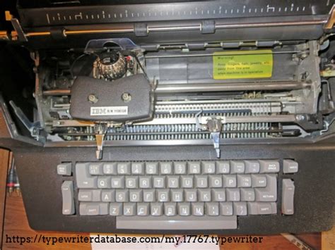 1976 IBM Selectric II On The Typewriter Database