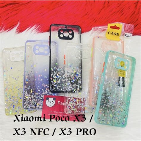 Jual Glitter Case Xiaomi Poco X Poco X Nfc Poco X Pro Funny Color Dengan Pelindung Kamera