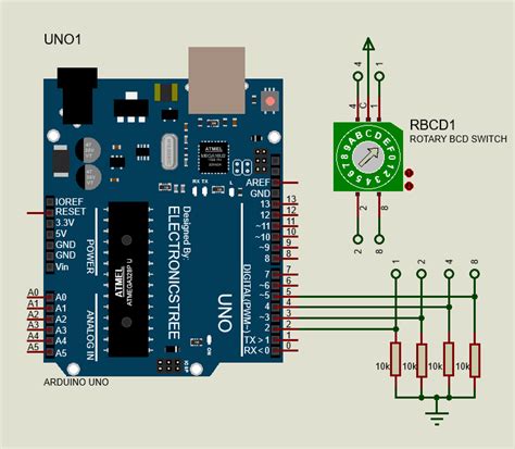 Rotary Bcd Switch Library Model For Proteus8 Download Free Electronics Tree