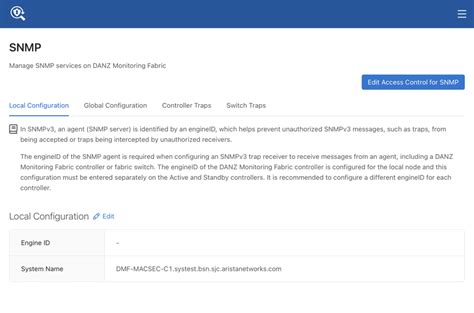 DMF Deployment Guide Managing SNMP Arista