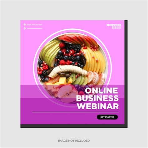 소셜 미디어 템플릿 음식 디자인 미니멀리즘 현대 프리미엄 벡터