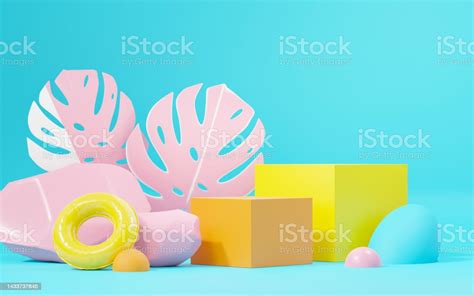 3d 렌더링 추상 디스플레이 연단 플랫폼 제품 프리젠 테이션 및 광고 깨끗한 디자인으로 최소한의 장면 배경 모의를위한 빈 받침대 화장품을위한 파스텔 색상의 빈 무대 0명에