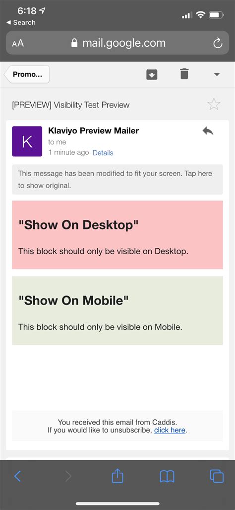 Why Does Mobile Visibility Features Not Work When Viewing Gmail In A Browser Vs The Gmail App