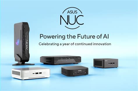Asus Celebrates One Year Anniversary Of Nuc Portfolio Takeover With Major Milestones And Ai