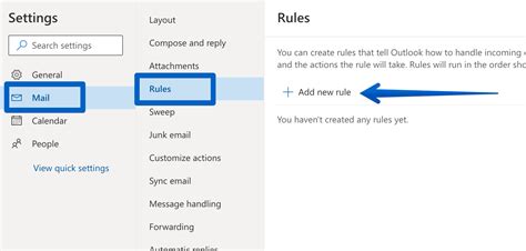 Outlook — Setting Up Auto Forwarding