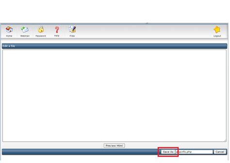 การสร้าง File ด้วย File Manager ใน Directadmin