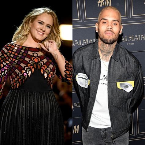 Adele And Chris Brown Gossip Was False Report