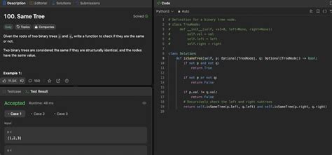 Day 31 Of 100daysofdsa Challenge Same Tree Shobhit Vijay Posted On The Topic Linkedin