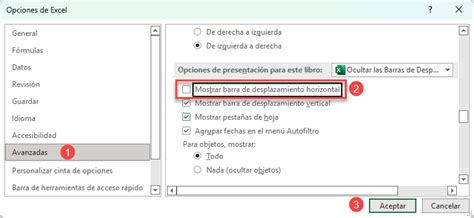 C Mo Ocultar Las Barras De Desplazamiento Vertical Y Horizontal En Excel Automate Excel