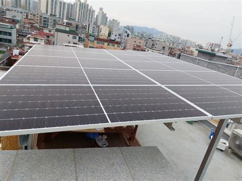 5kw 중랑구 빌라주택 옥상 정자형 태양광발전 태양전지 판넬모듈 전국설치 네이버 블로그