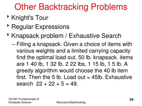 Ppt Topic 10 Recursive Backtracking Powerpoint Presentation Free