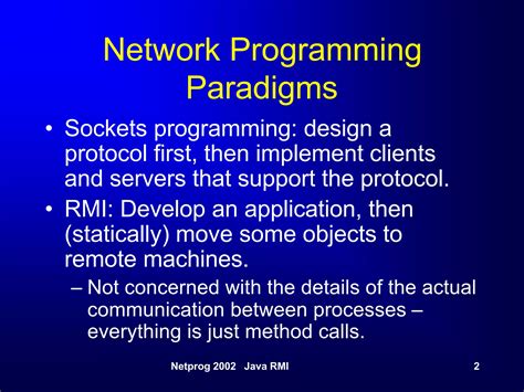 Remote Method Invocation Ppt