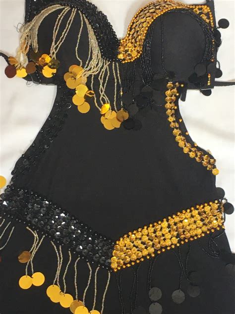 Egyptian Sexy Belly Dance Costume Handmade Embroidered Etsy India